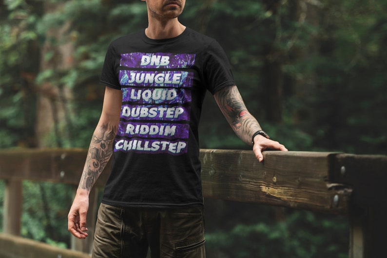 Junglist Rave Shirt Dnb Drum N Bass Music Clothing Liquid - Etsy