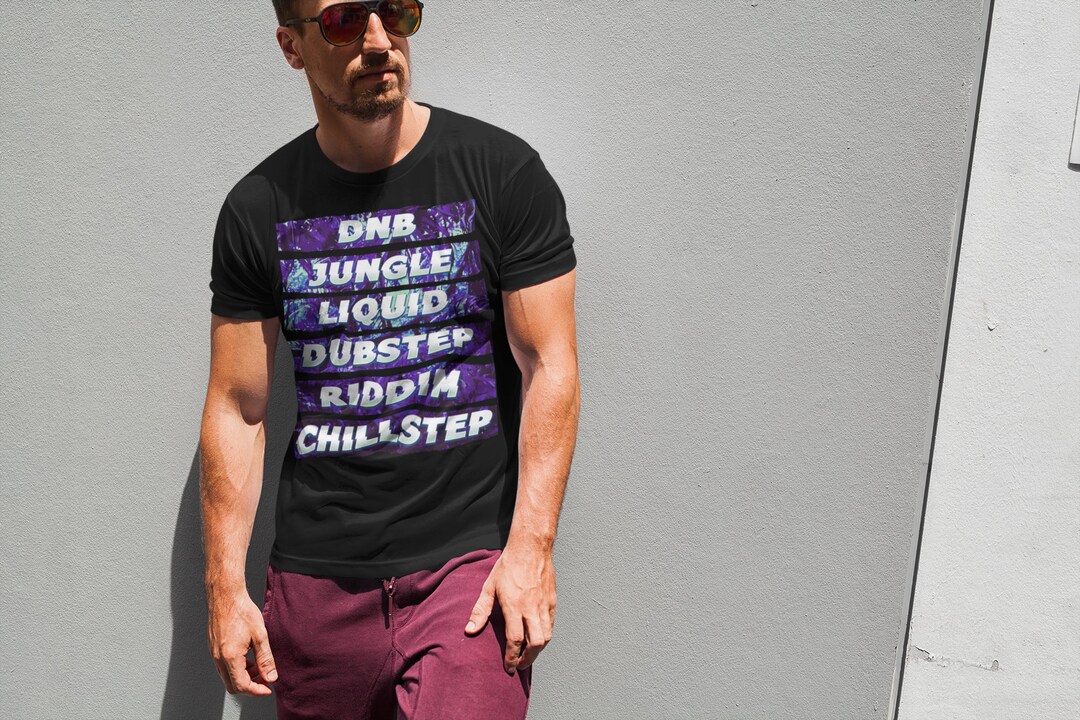 Junglist Rave Shirt, Dnb Drum N Bass Music Clothing, Liquid Jungle ...