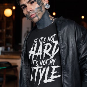 Hardstyle Dj Shirt Rawstyle Tshirt Rave Clothing Outfit Hardcore Hard ...