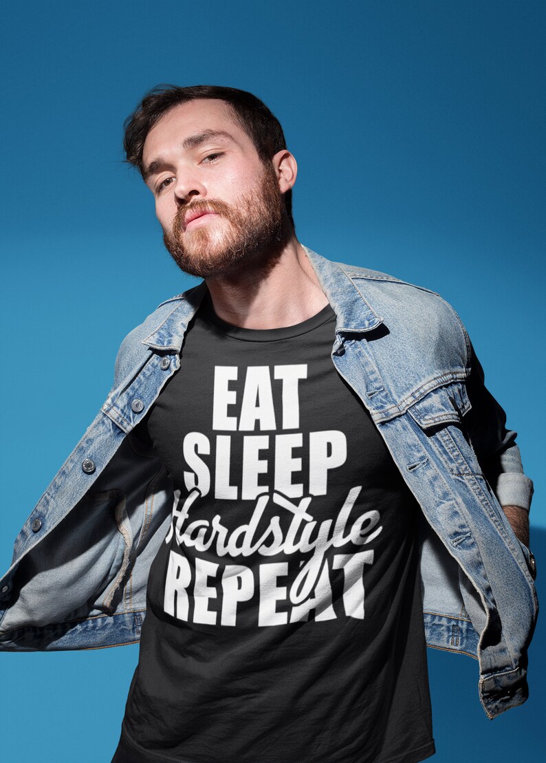 Eat Sleep Hardstyle Repeat Dj Shirt Rawstyle Tshirt Outfit - Etsy