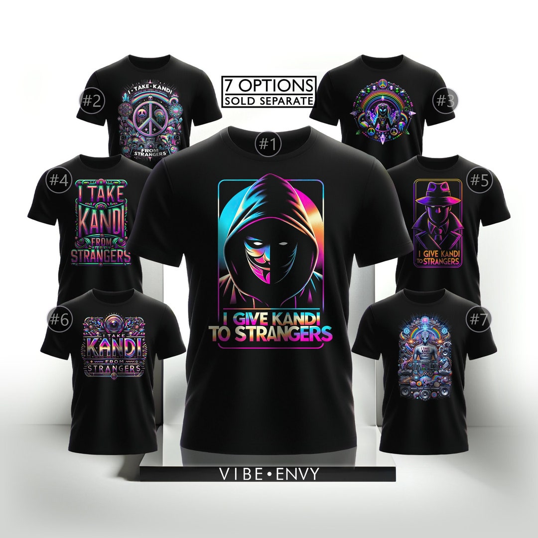 Rave Shirt, Kandi Kidcore Aesthetic T-shirts, EDM Festival Tops, Happy Hardcore Raver Clothing ...