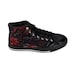 Mens Goth Shoes Gothic Vampire Costume Sneakers, Smoldering Molten Lava ...