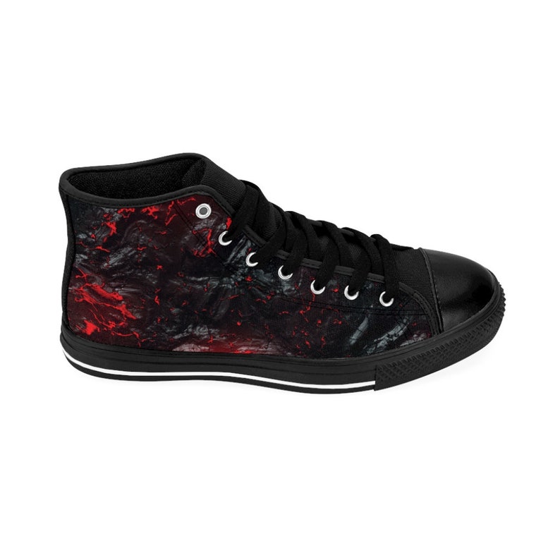 Mens Goth Shoes Gothic Vampire Costume Sneakers Smoldering - Etsy
