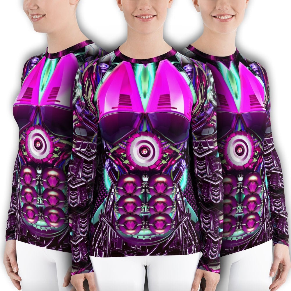 Womens Cyberpunk Armor Shirt Scifi Anime Cosplay Space Suit - Etsy