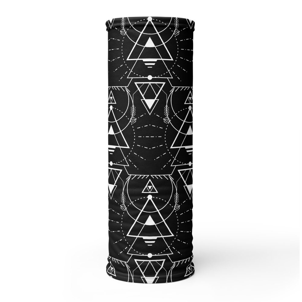 Sacred Geometry Face Mask Neck Gaiter Rave Festival Bandanna - Etsy