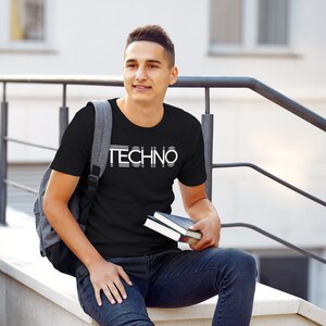 Techno Dj Shirt Trippy Rave Edm Festival Wear T-shirt Outfit, Tech Deep ...