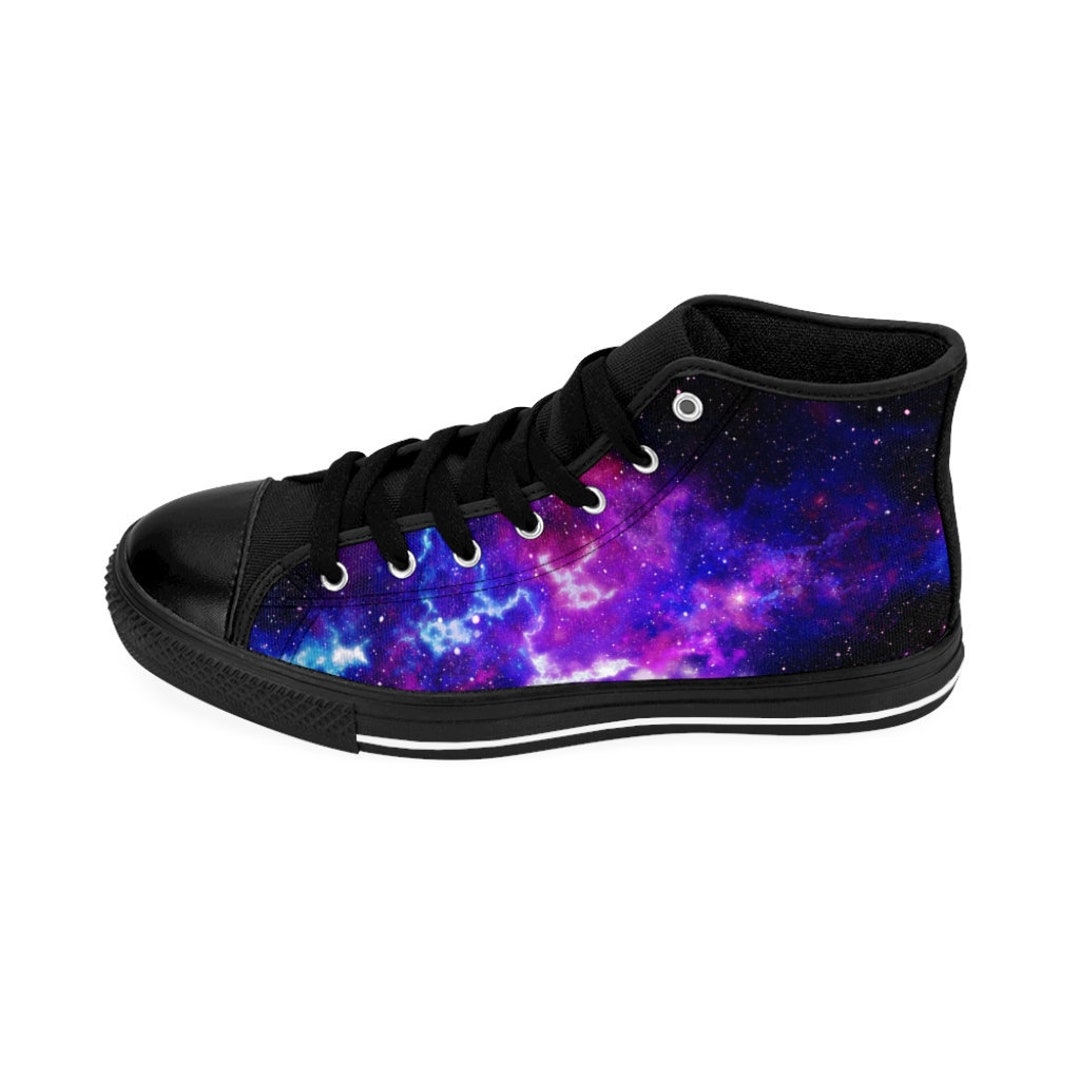 Womens Galaxy Shoes, Outer Space Sneakers Astronomy Rave Nebula ...