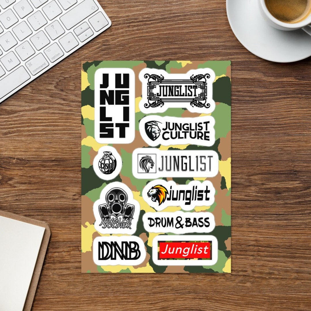 Rave Stickers Dnb Sticker Sheet Drum N Bass Culture Everyday Junglist ...