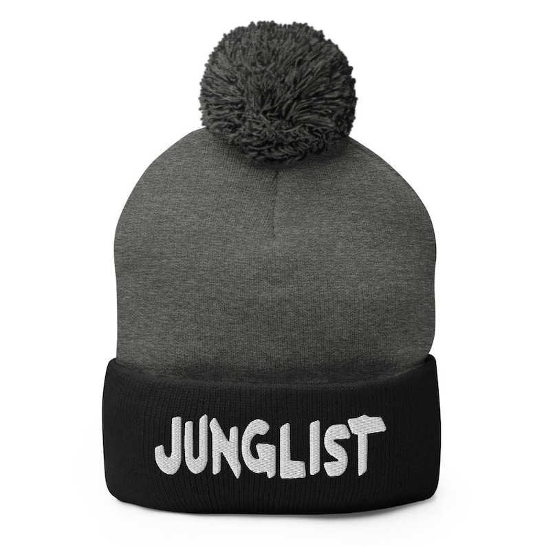 Junglist Dnb Beanie, Drum N Bass Head Edm Rave Headbang Skull Cap ...