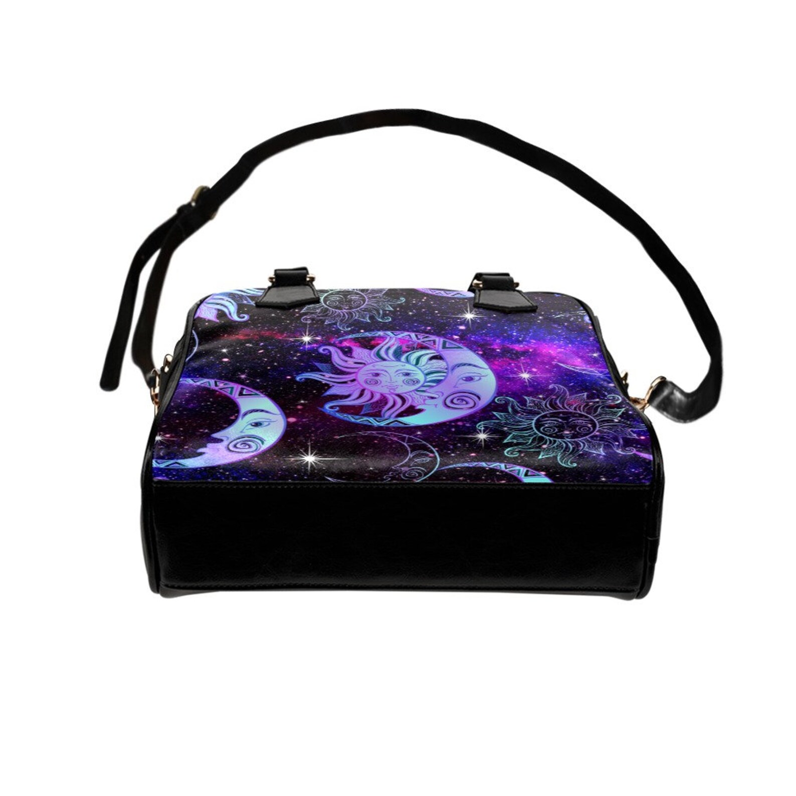 Galaxy Celestial Purse Cosmic Witchy Handbag Sun Moon Space - Etsy