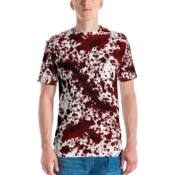 Blood Splattered Shirt Bloody Halloween Vampire Costume - Etsy