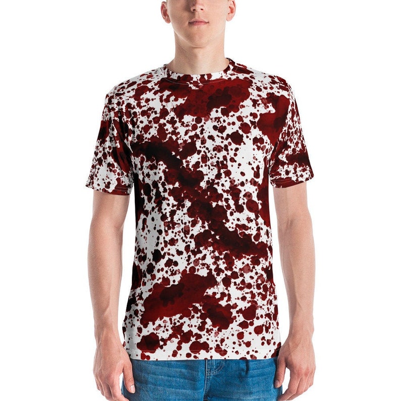 Blood Splattered Shirt Bloody Halloween Vampire Costume - Etsy