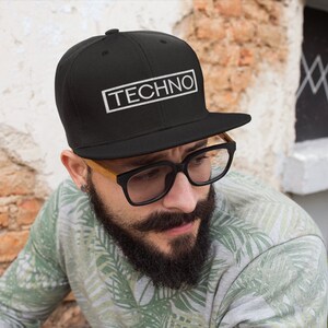 Techno Dj Hat Rave Edm Snapback Mens Festival Clothing Dj Wear Old ...