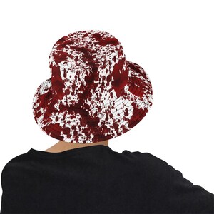 Bloody Bucket Hat Blood Splattered Halloween Costume Cap Vampire ...