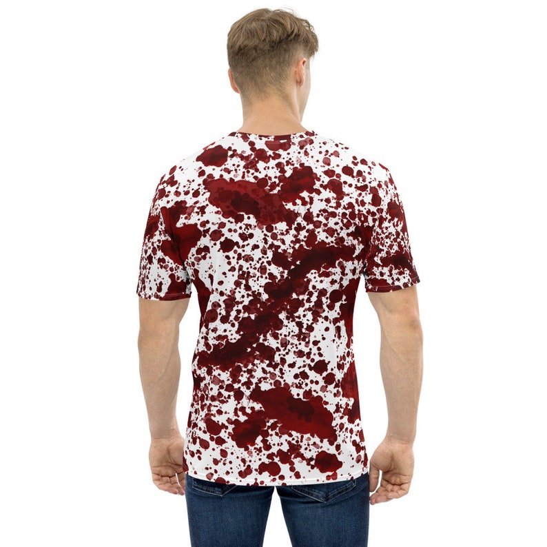Blood Splattered Shirt Bloody Halloween Vampire Costume Stained ...