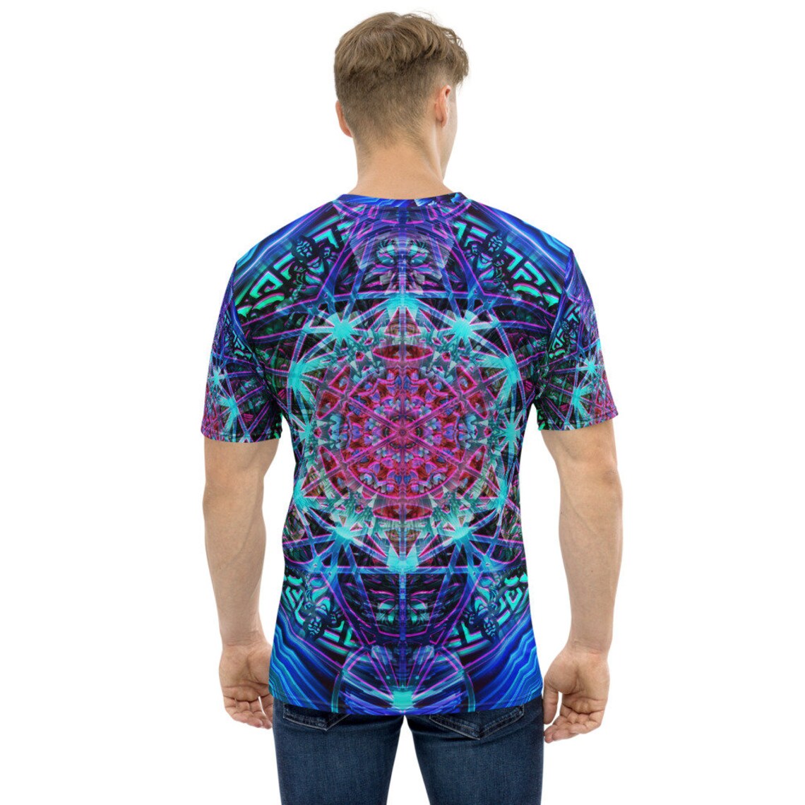 Sacred Geometry Shirt Metatrons Cube Mens Festival Clothing - Etsy