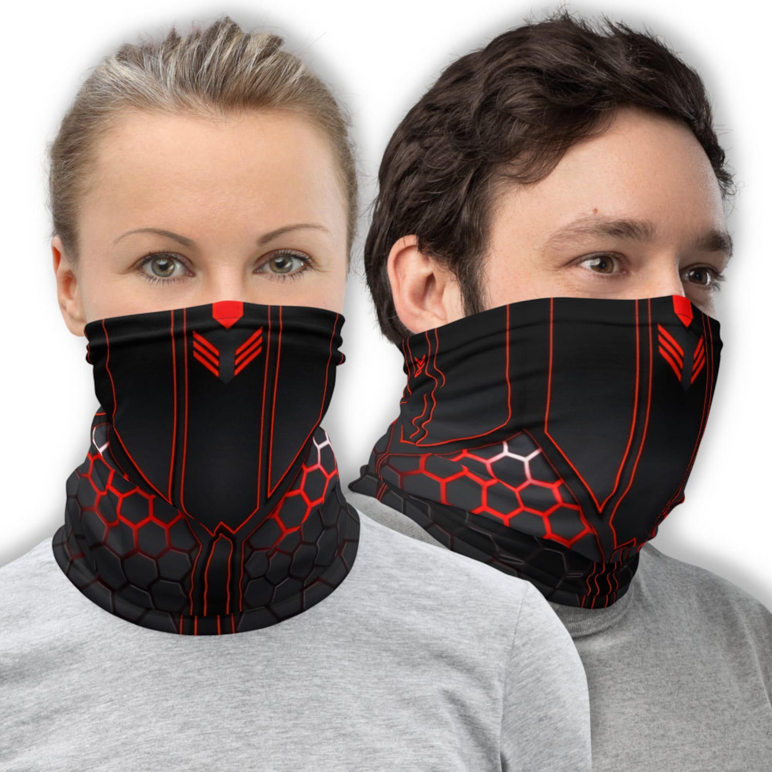 Ninja Face Mask Neck Gaiter Cyberpunk Techwear Futuristic - Etsy