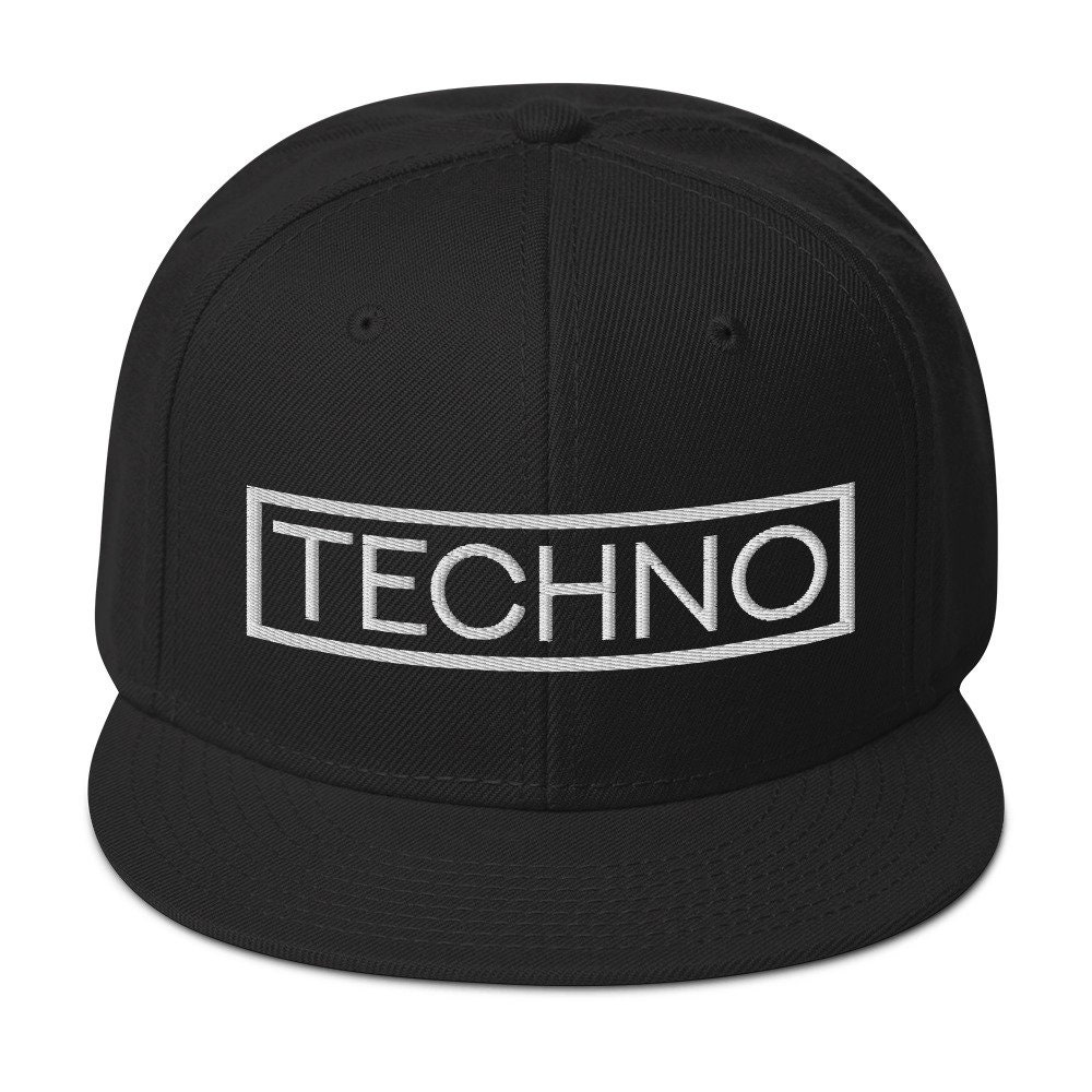 Techno Dj Hat Rave Edm Snapback Mens Festival Clothing Dj Wear | Etsy
