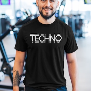Techno Dj Shirt Trippy Rave Edm Festival Wear T-shirt Outfit, Tech Deep ...
