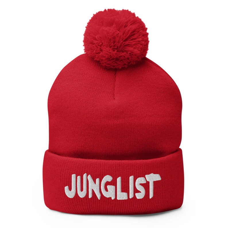 Junglist Dnb Beanie, Drum N Bass Head Edm Rave Headbang Skull Cap ...