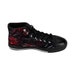 Mens Goth Shoes Gothic Vampire Costume Sneakers, Smoldering Molten Lava ...