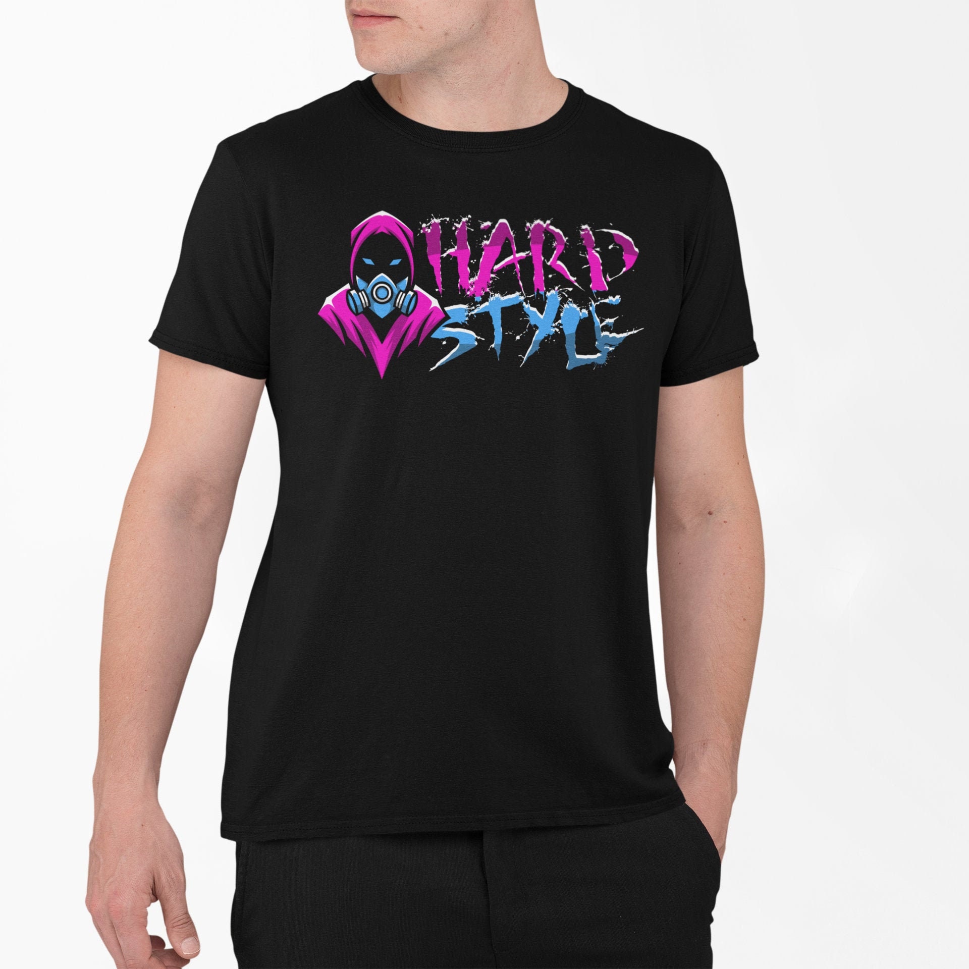 Raw Hardstyle Gasmask Shirt Rave EDM Rawstyle Outfit Hard | Etsy