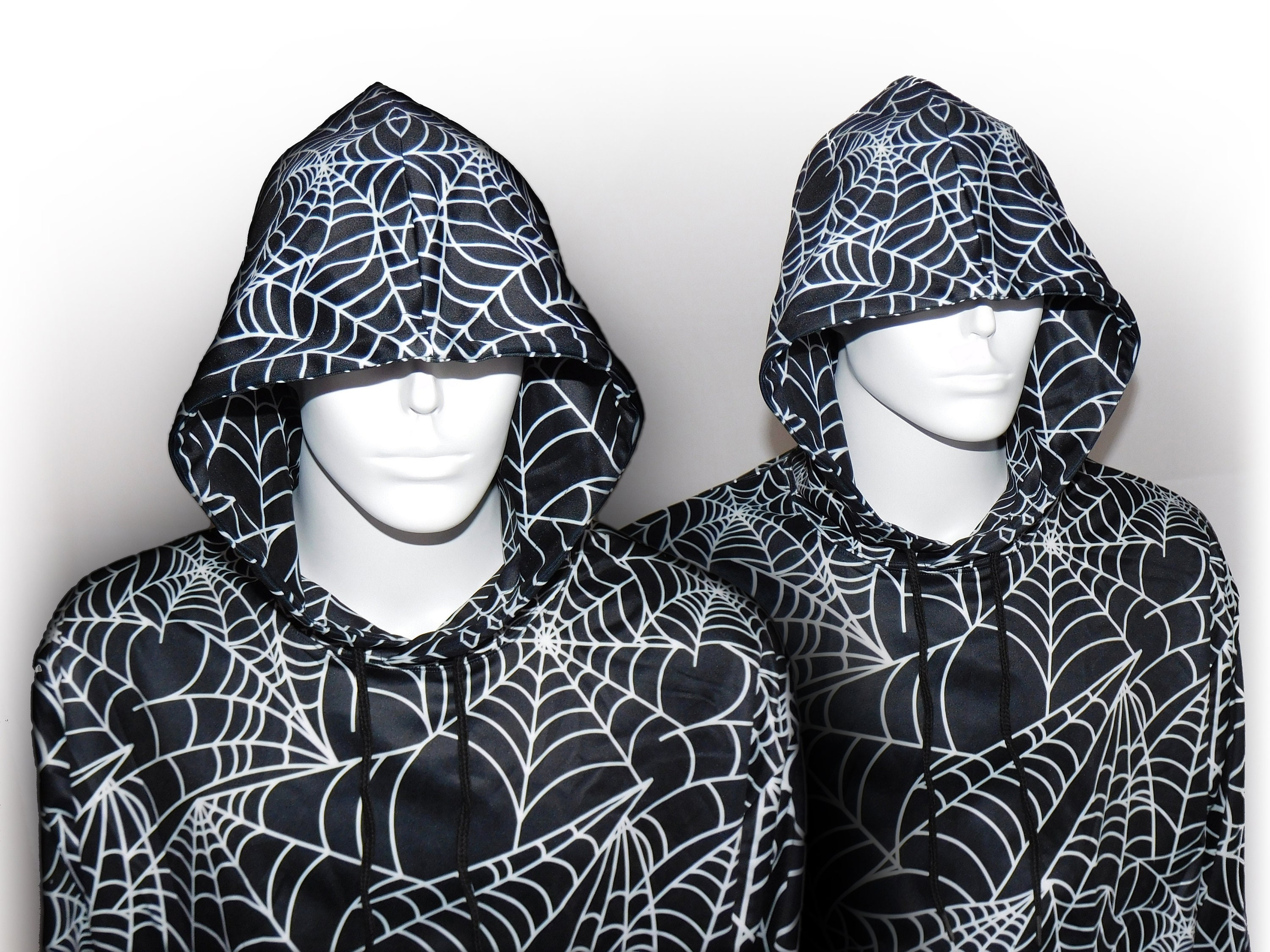 Spiderweb Hoodie Halloween Pullover Sweater Witches Goth Witchy Gothic ...