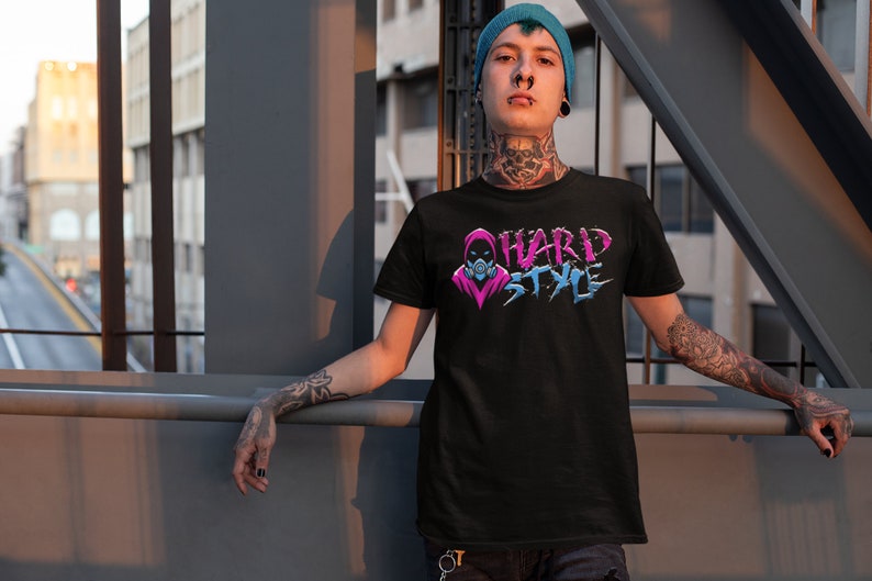 Raw Hardstyle Gasmask Shirt Rave EDM Rawstyle Outfit Hard - Etsy