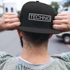 Techno Dj Hat Rave Edm Snapback Mens Festival Clothing Dj Wear Old ...