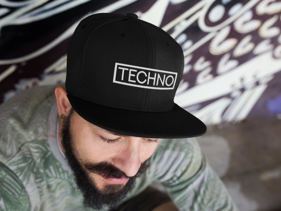 Techno Dj Hat Rave Edm Snapback Mens Festival Clothing Dj Wear Old ...