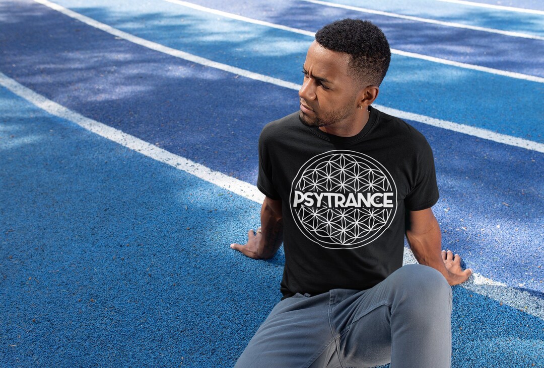 Psytrance Shirt, Sacred Geometry Flower of Life Shapes Symbols ...