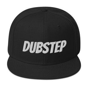 Dubstep Riddim Hat Rave Edm Snapback Bass Head Music Trap Wub Dub Grime ...