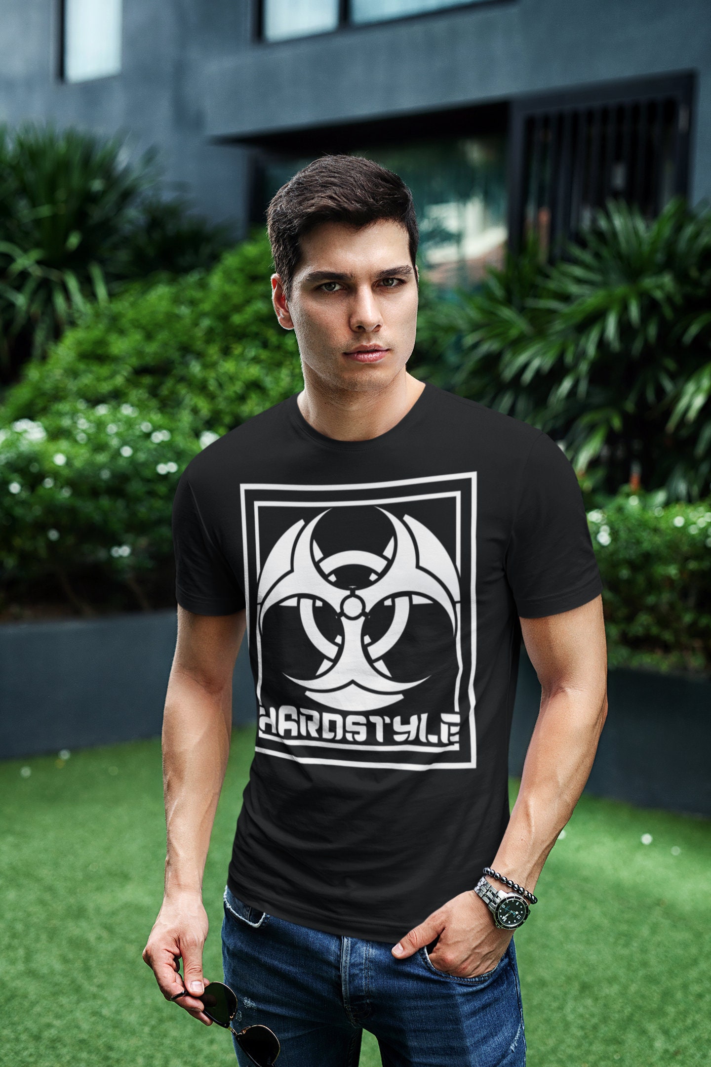 Hardstyle Dj Shirt Biohazard Toxic Nuclear Rawstyle Raver - Etsy.de