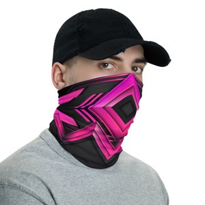 Future Armor Face Mask Cyberpunk Neck Gaiter Sci-fi Ninja Futuristic ...
