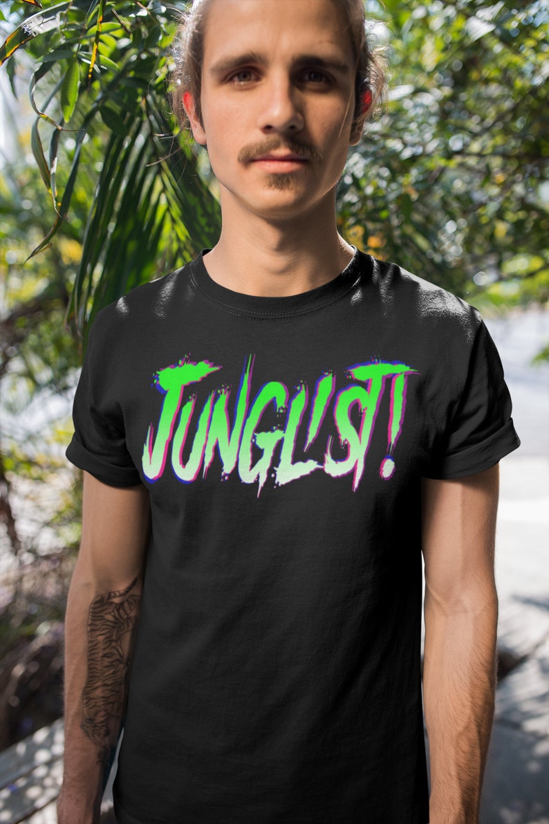 Colorful Junglist Shirt Dnb Drum N Bass DJ Clothing | Etsy