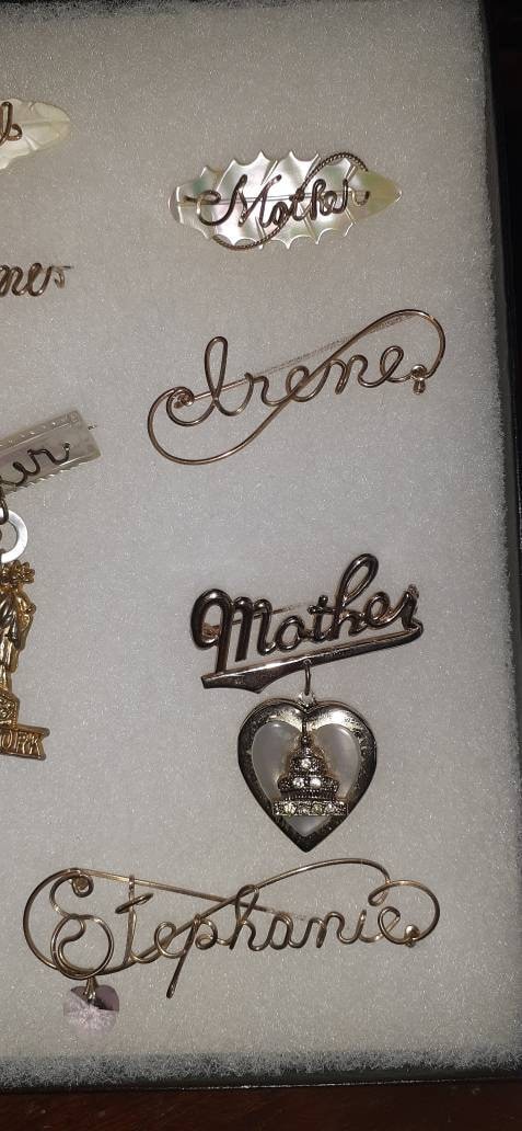 Collection of 18 Vintage World War II Sweetheart Pins Including Name ...