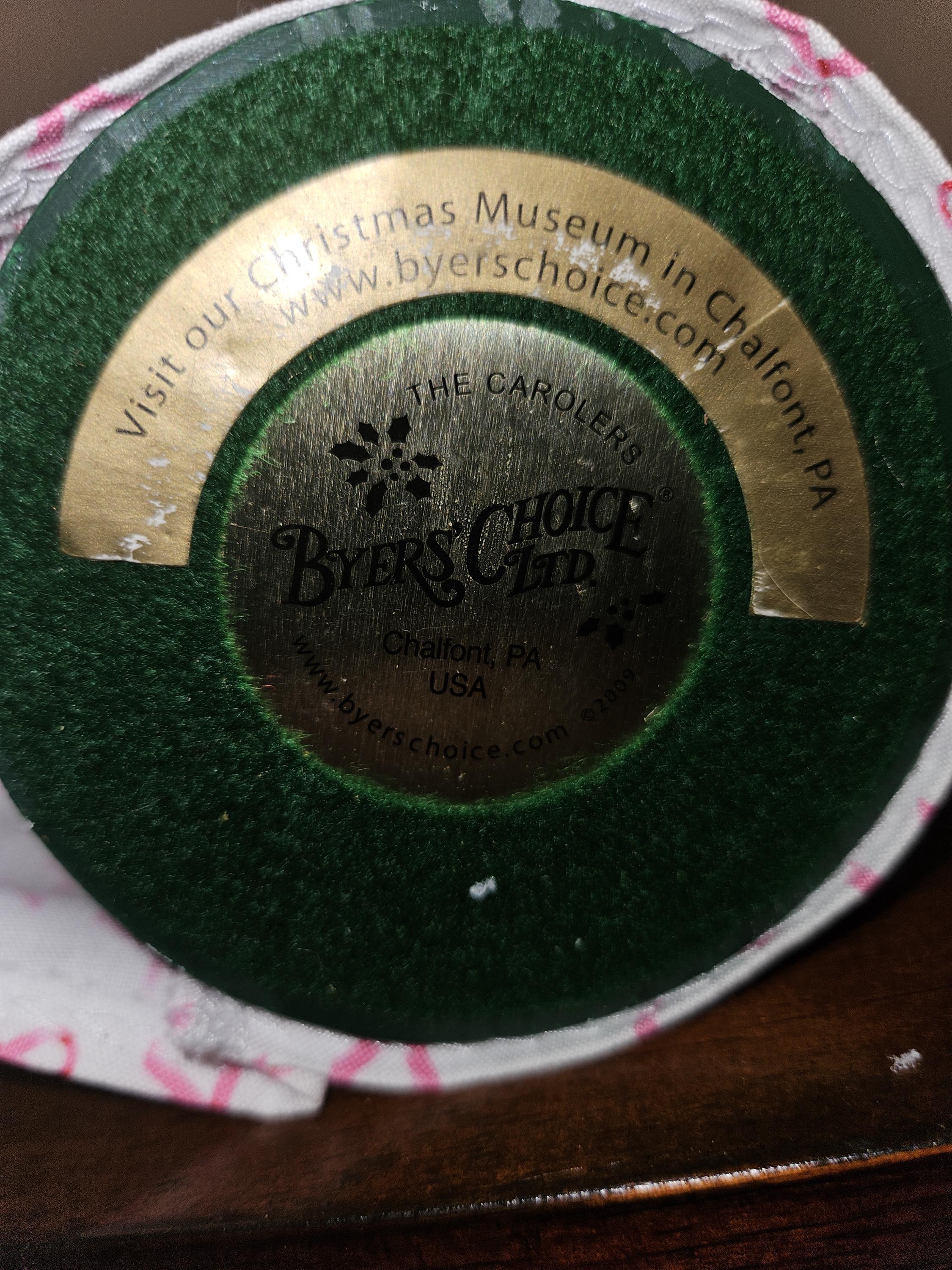Byers Choice Caroler Special Edition Breast Cancer Awareness - Etsy