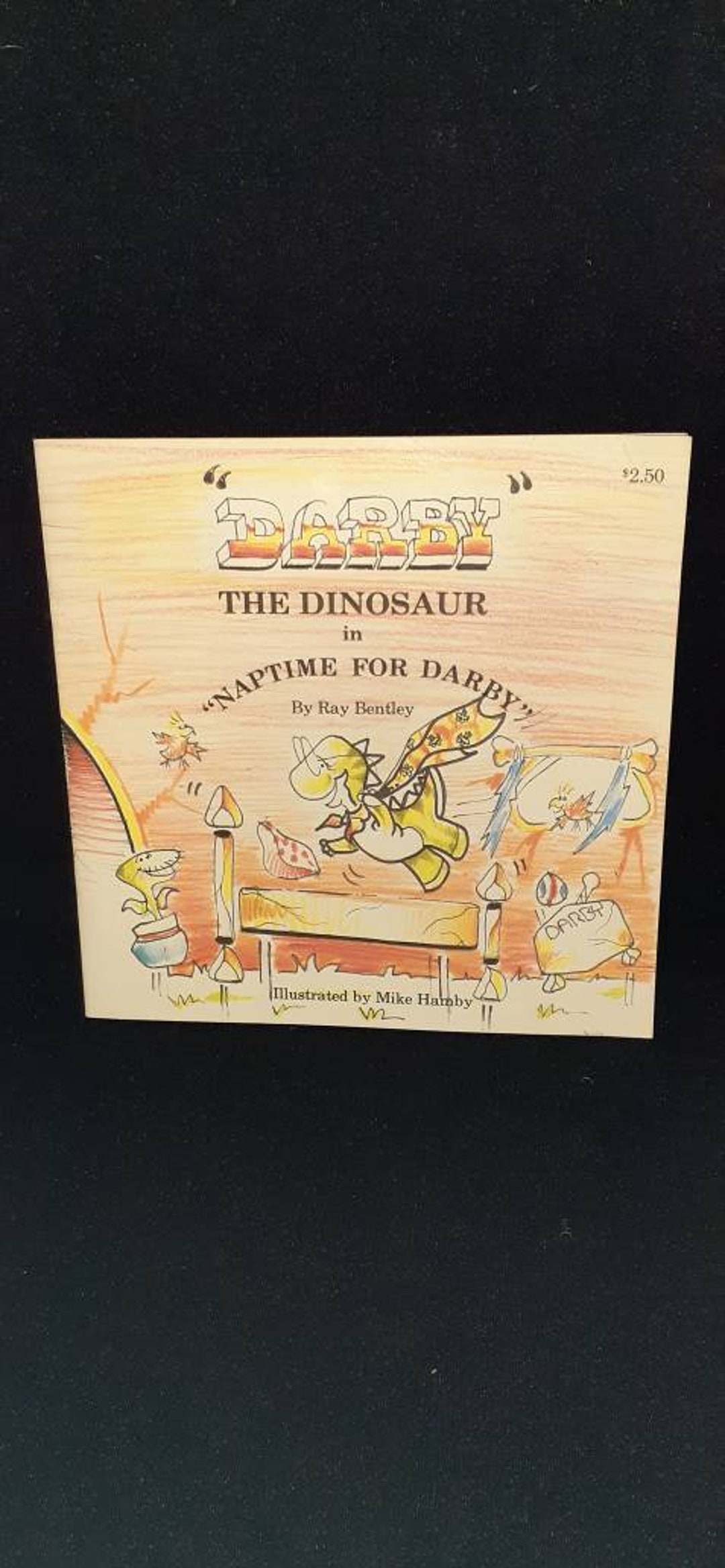 1989 Darby the Dinosaur Book by Buffalo Bills Ray Bentley. Autographed ...