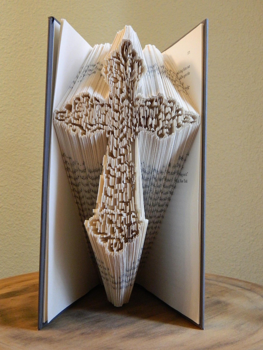 Folded Book Cross Fancy - Etsy