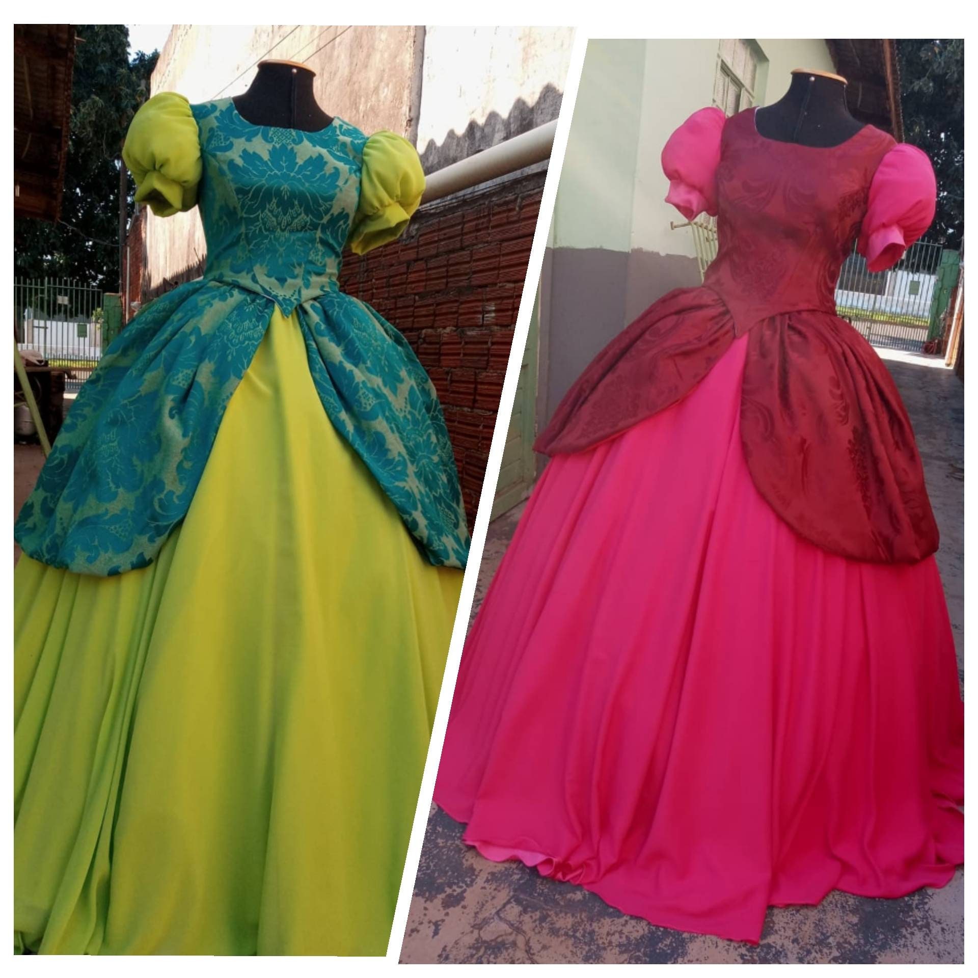 Disney Cosplay Costume Stepsisters Cinderella Drizella Etsy