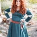 Cosplay Merida Brave Dress Adultcloack brooch Costume Disney - Etsy