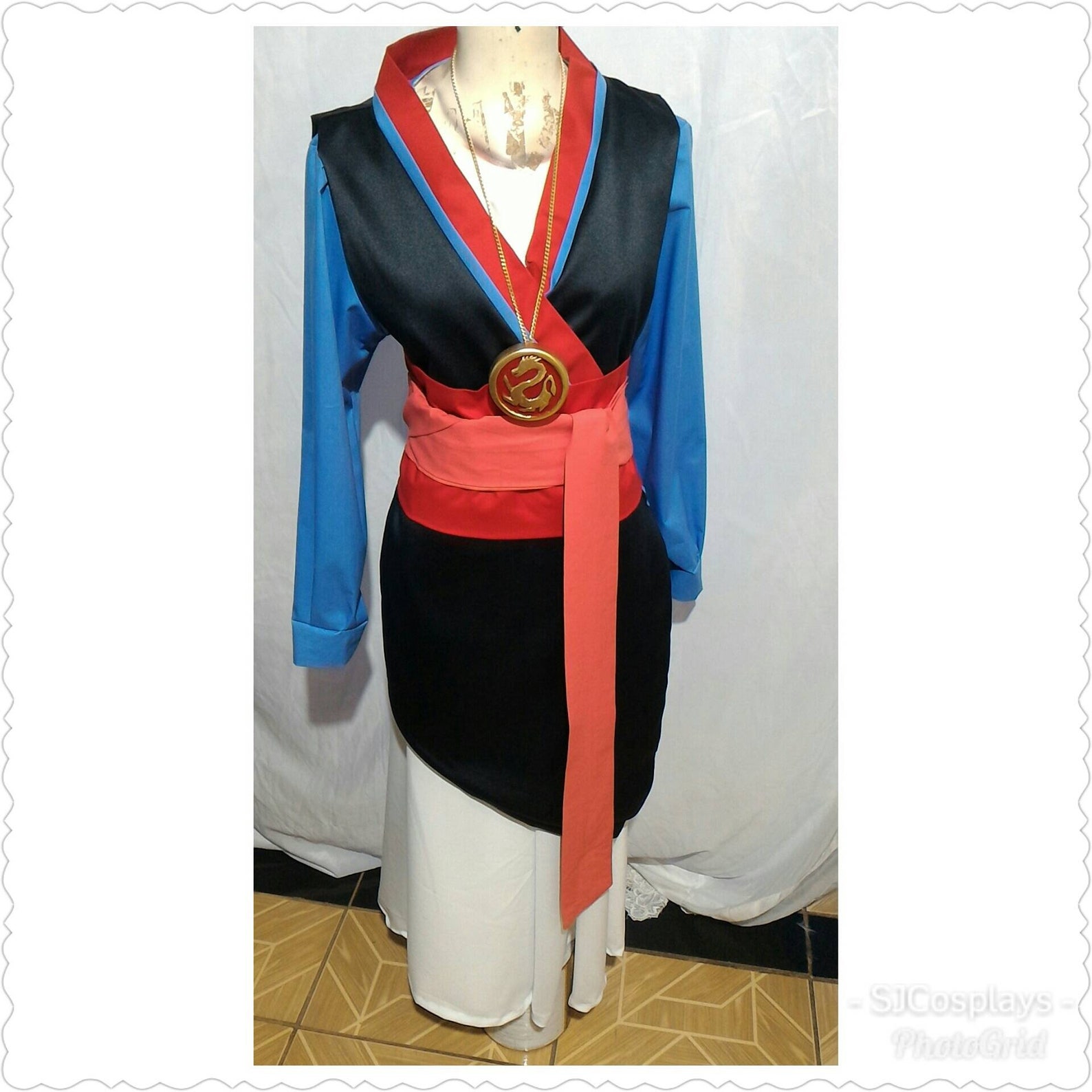 Cosplay Mulan Costume Disney Dressmedallion Adult Costume - Etsy