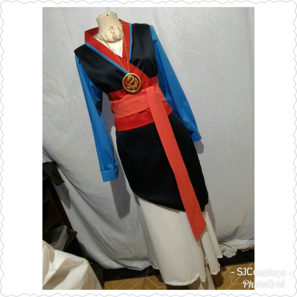 Cosplay Mulan Costume Disney Dressmedallion Adult Costume - Etsy