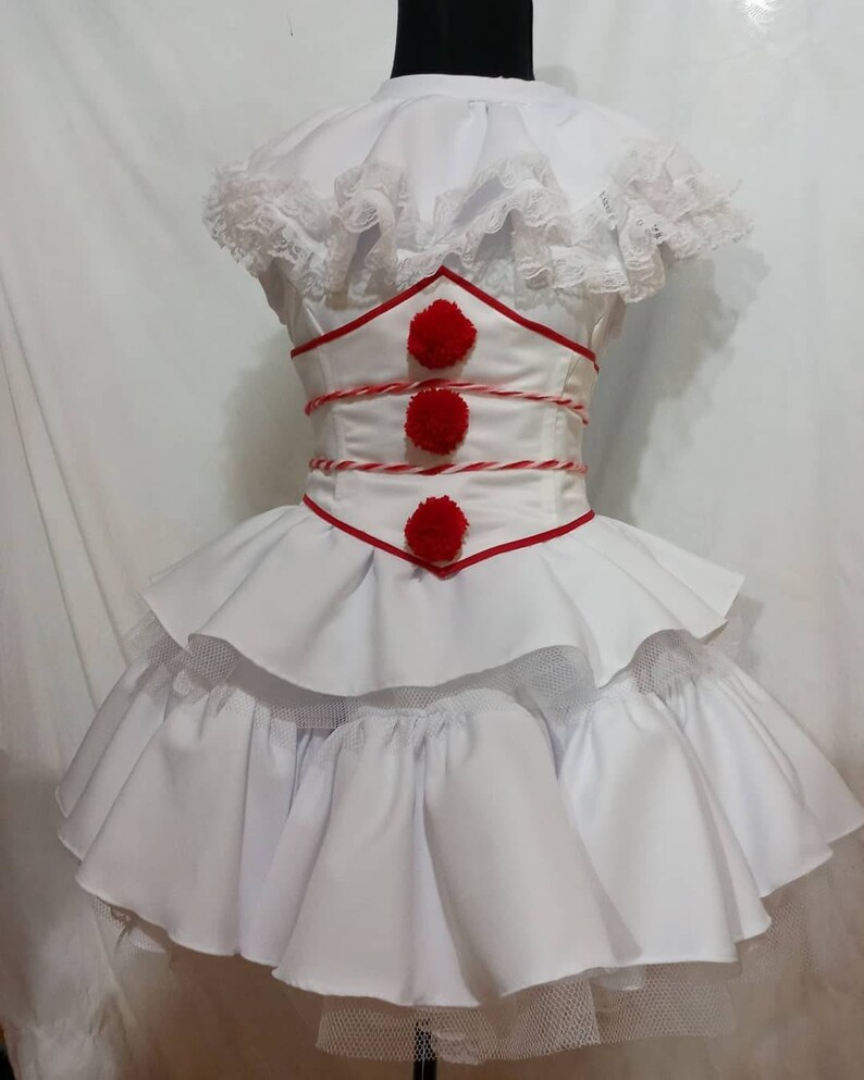 Pennywise Female Version Costume Cosplay It Dress Penny Wise Etsy Pennywise Female Version Costume Cosplay It Dress Penny Wise Etsy