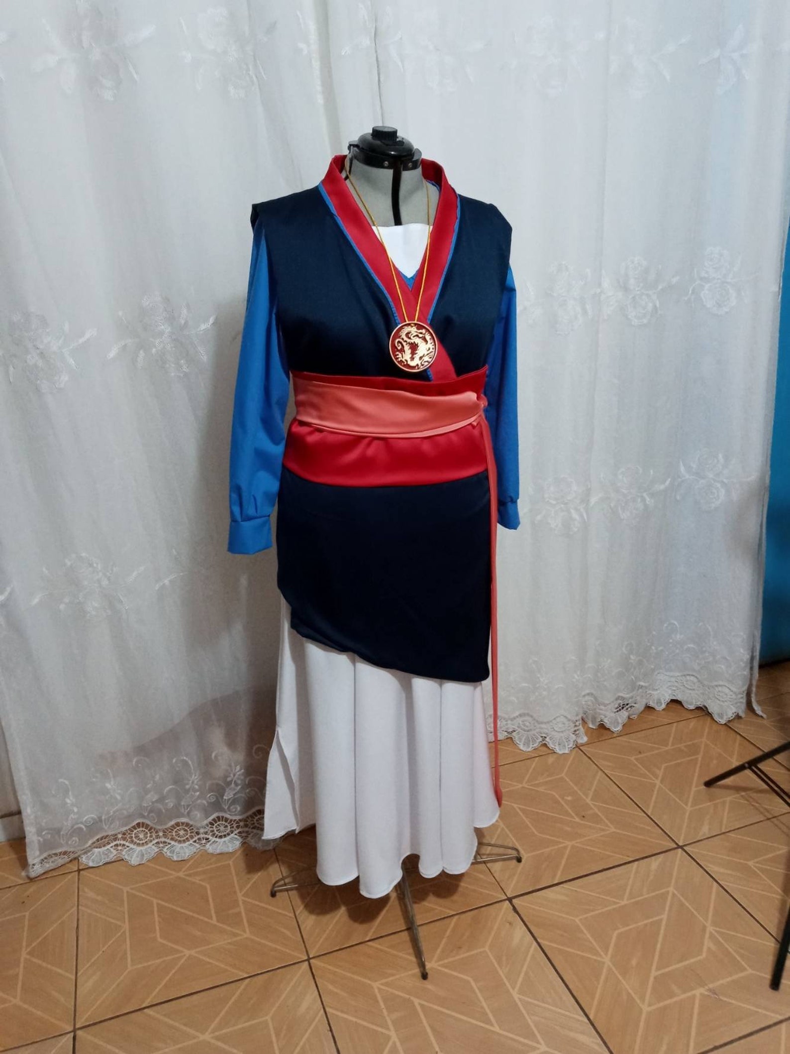 Cosplay Mulan Costume Disney Dressmedallion Adult Costume - Etsy