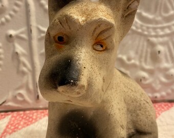 Rare Chalkware Dog - Etsy