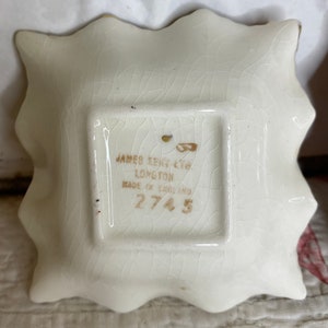 Vintage Lot of 2 James Kent Ltd England Floral Candy/nut Dishes 2745 ...