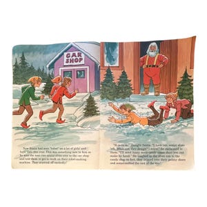 1988 Santas New Workshop A Full Color Storybook 19”x 13.75” by Stoneway ...
