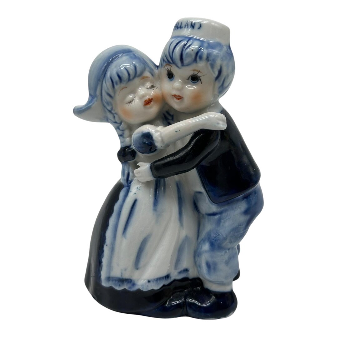 Vintage 1950’s Delft Blue Holland Hand Painted Delftware 5” Porcelain ...