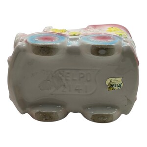 Vintage Relpo Japan Car With Yellow Birds Ceramic Baby Planter Pottery ...